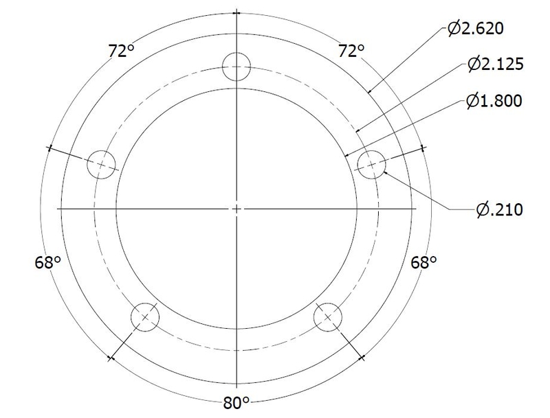 Fuel Sender Gasket 5 Hole